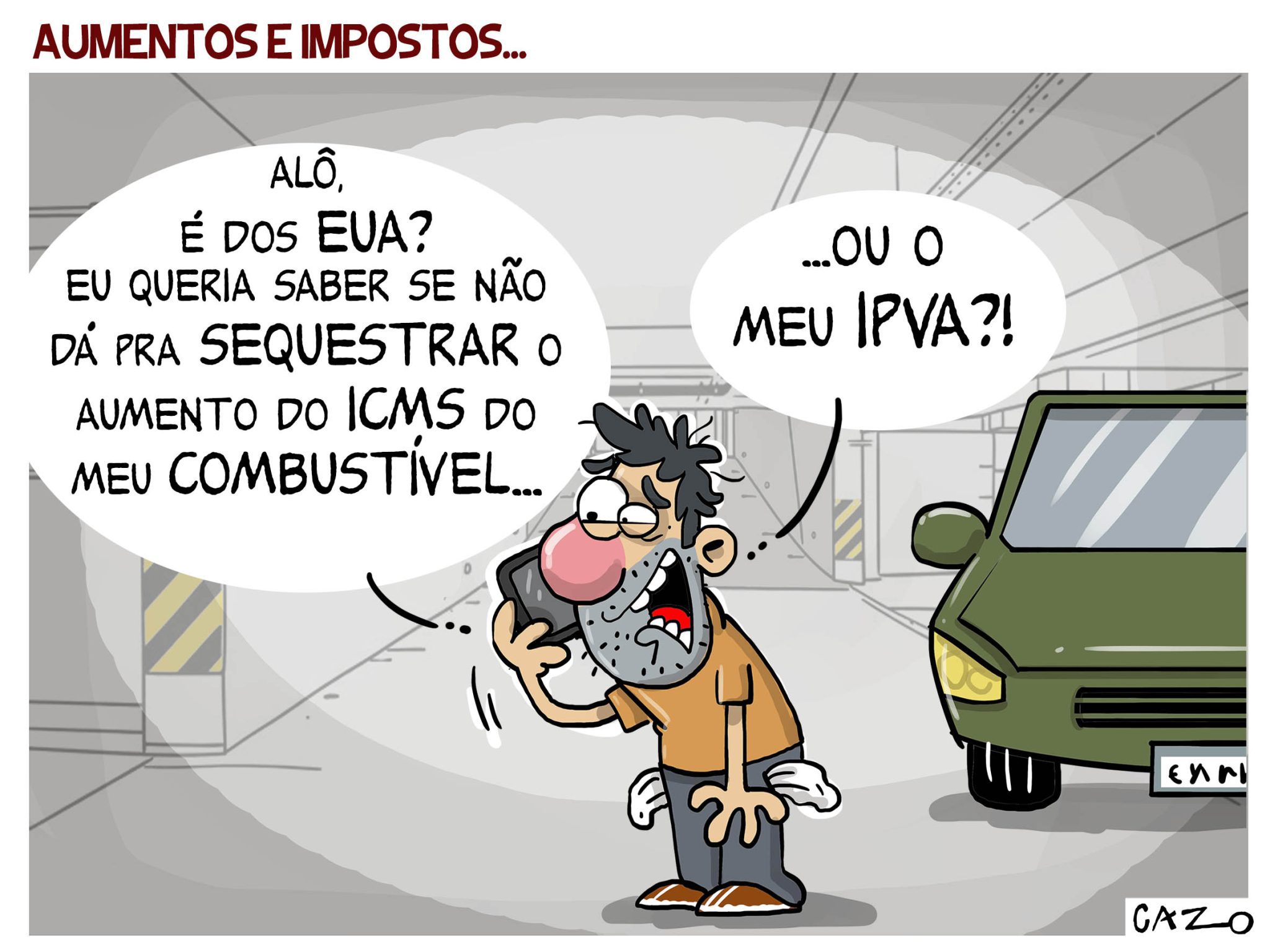 Charge do dia 7 de janeiro de 2026 - Tribuna Ribeirão